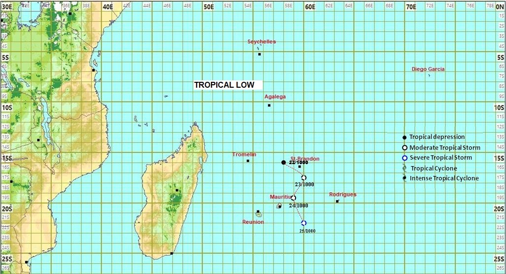 Un avertissement de cyclone de classe II est en vigueur à Maurice - actu.mu