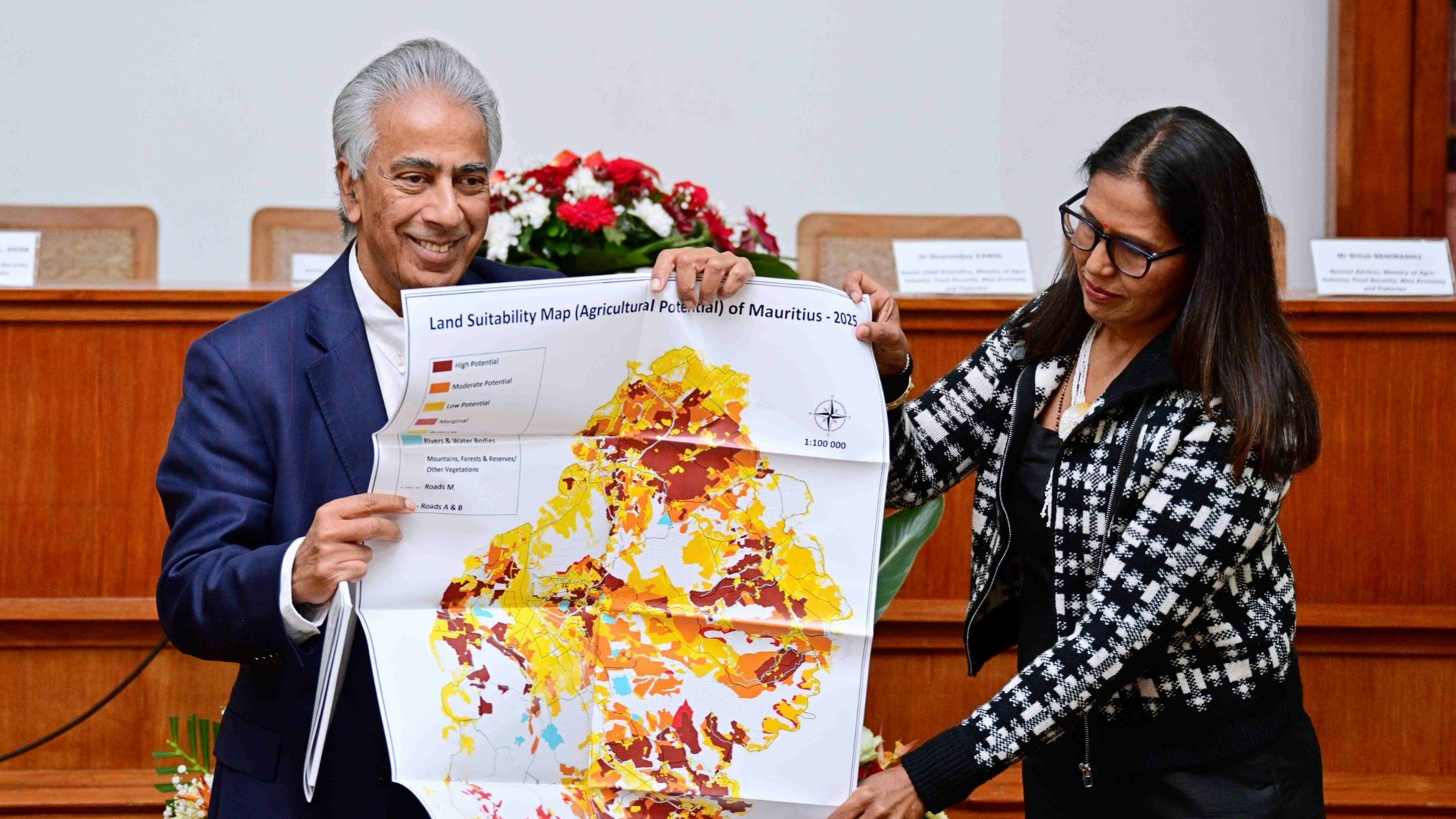 Le Dr Arvin Boolell dévoile le New Land Suitability Map - actu.mu
